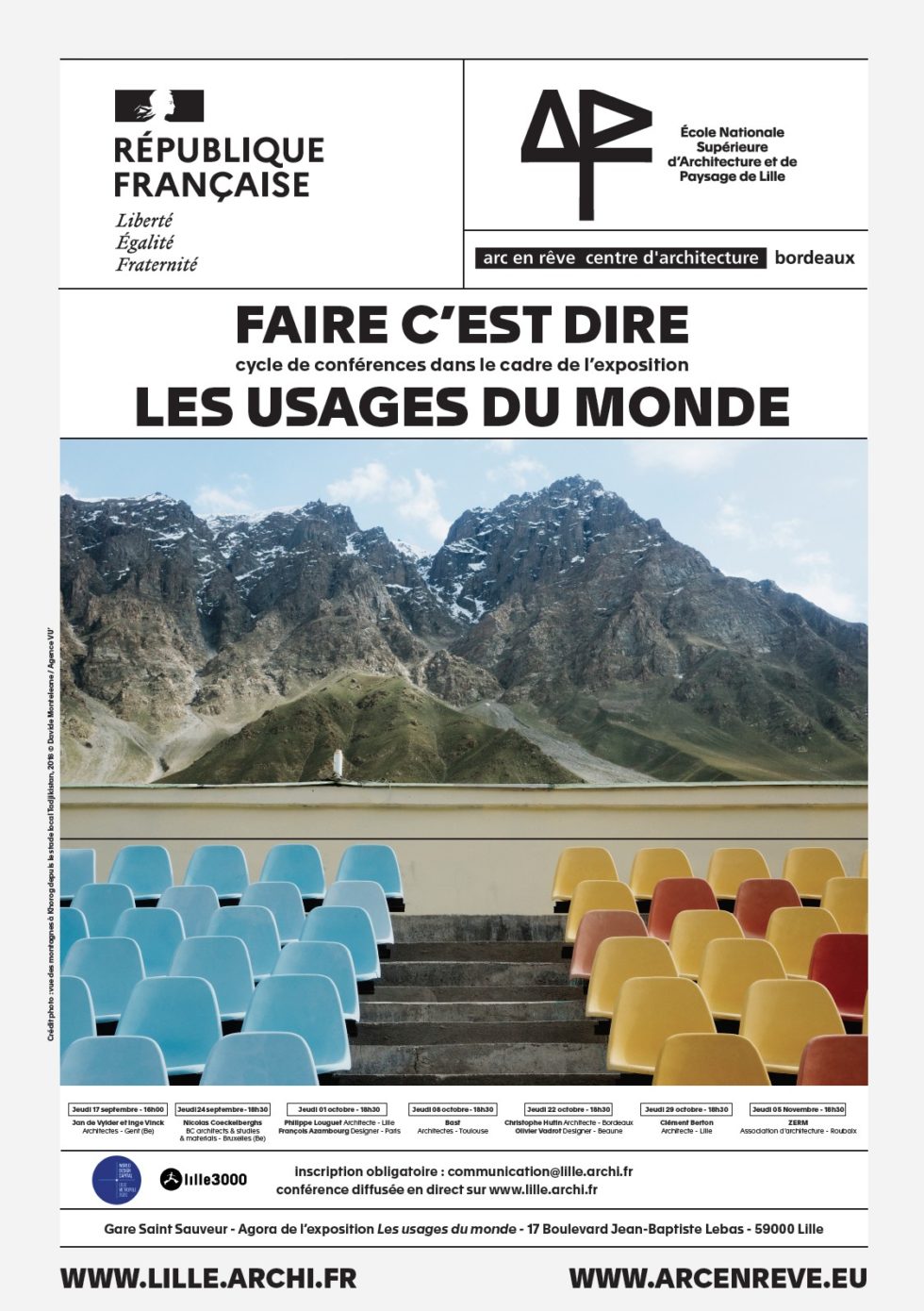 Cycle de conférence "Faire c'est dire" - ENSAPL